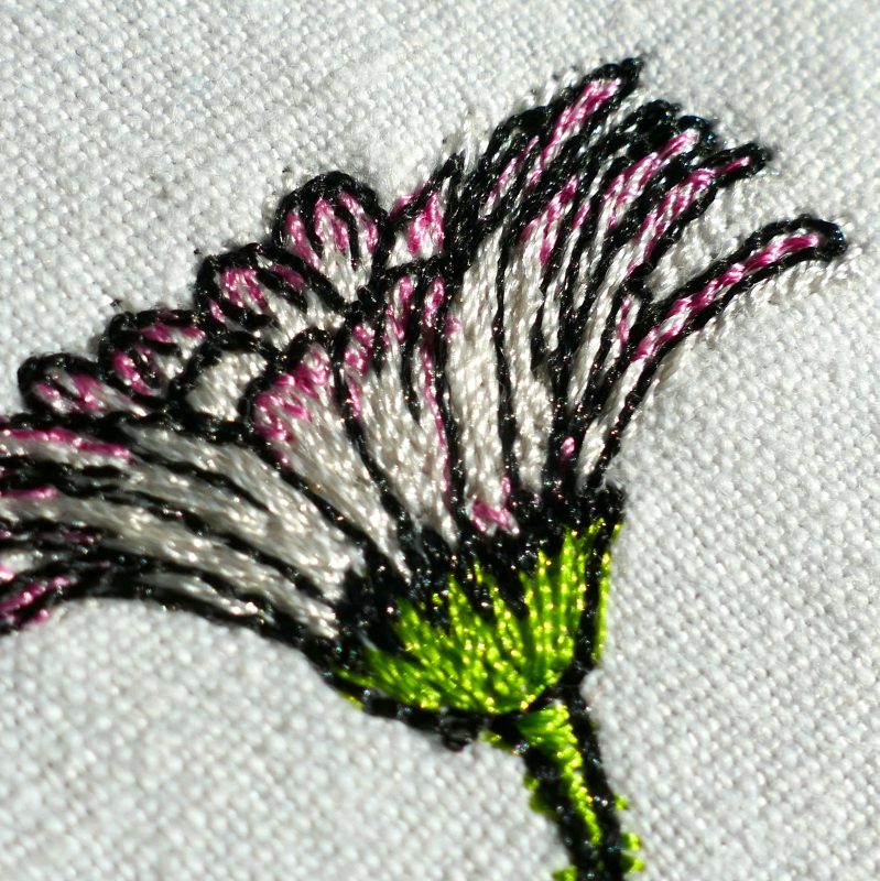 Elvesideas - machine embroidery design - Daisy Delight